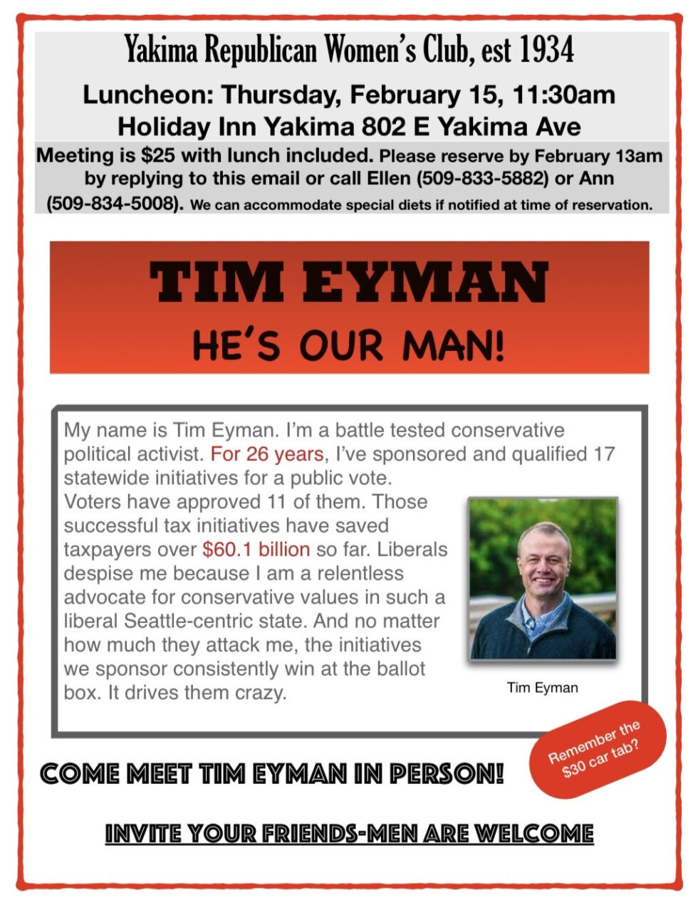 Updates - Tim Eyman
